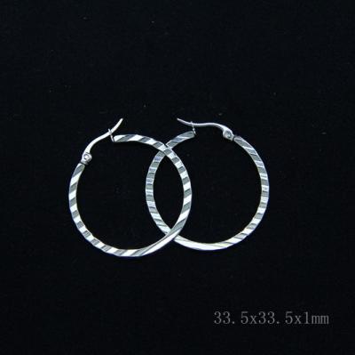 China Classic 316L Stainless Steel Fashion Jewelry Earrings Hoops Earrings LEH35 for sale