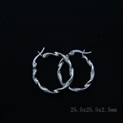 China Classic 316L Stainless Steel Fashion Jewelry Earrings Hoops Earrings LEH32 for sale