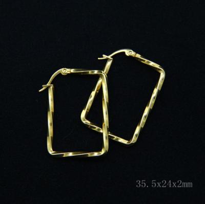 China Classic 316L Stainless Steel Fashion Jewelry Earrings Hoops Earrings LEH27-1 for sale