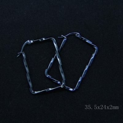 China Classic 316L Stainless Steel Fashion Jewelry Earrings Hoops Earrings LEH27-2 for sale