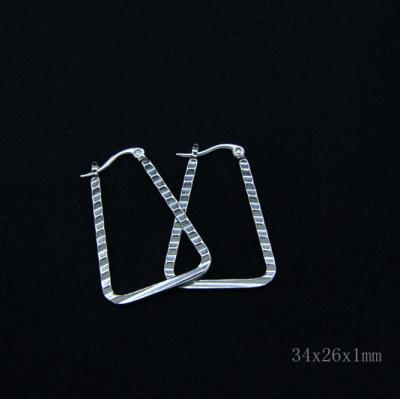 China Classic 316L Stainless Steel Fashion Jewelry Earrings Hoops Earrings LEH25 for sale