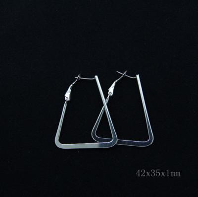 China Classic 316L Stainless Steel Fashion Jewelry Earrings Hoops Earrings LEH24 for sale
