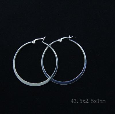 China Classic 316L Stainless Steel Fashion Jewelry Earrings Hoops Earrings LEH17 for sale
