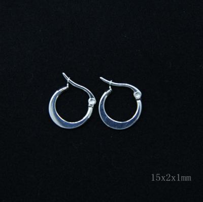 China Classic 316L Stainless Steel Fashion Jewelry Earrings Hoops Earrings LEH20 for sale