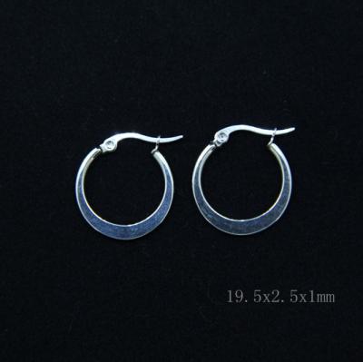 China Classic 316L Stainless Steel Fashion Jewelry Earrings Hoops Earrings LEH19 for sale