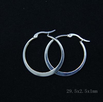 China Classic 316L Stainless Steel Fashion Jewelry Earrings Hoops Earrings LEH18 for sale