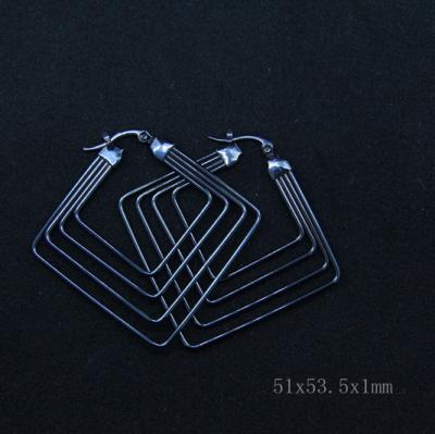China Classic 316L Stainless Steel Fashion Jewelry Earrings Hoops Earrings LEH13-3 for sale