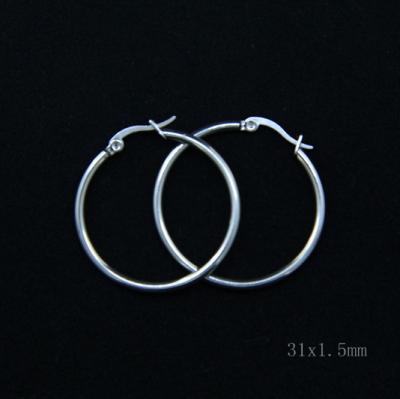 China Classic 316L Stainless Steel Fashion Jewelry Earrings Hoops Earrings LEH16 for sale