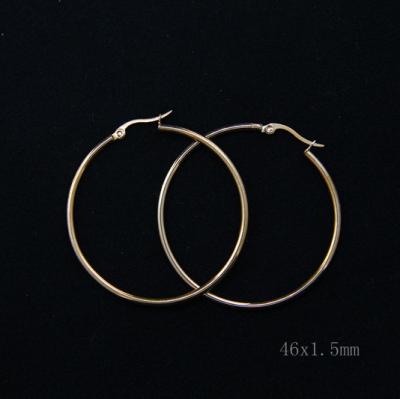 China Classic 316L Stainless Steel Fashion Jewelry Earrings Hoops Earrings LEH15-2 for sale