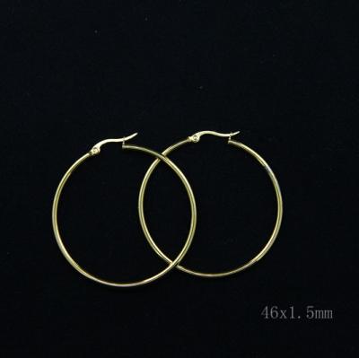 China Classic 316L Stainless Steel Fashion Jewelry Earrings Hoops Earrings LEH15-1 for sale