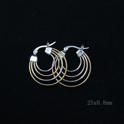 China Classic 316L Stainless Steel Fashion Jewelry Earrings Hoops Earrings LEH10-1 for sale