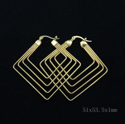 China Classic 316L Stainless Steel Fashion Jewelry Earrings Hoops Earrings LEH13-2 for sale