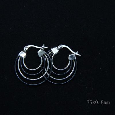 China Classic 316L Stainless Steel Fashion Jewelry Earrings Hoops Earrings LEH10-2 for sale