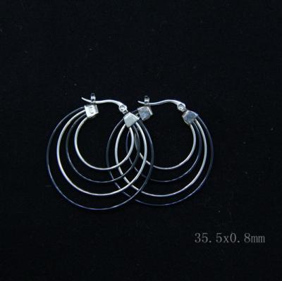 China Classic 316L Stainless Steel Fashion Jewelry Earrings Hoops Earrings LEH08-2 for sale