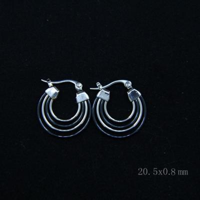 China Classic 316L Stainless Steel Fashion Jewelry Earrings Hoops Earrings LEH11-2 for sale