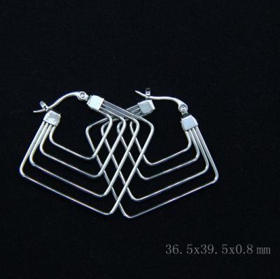 China Classic 316L Stainless Steel Fashion Jewelry Earrings Hoops Earrings LEH12 for sale