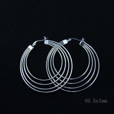 China Classic 316L Stainless Steel Fashion Jewelry Earrings Hoops Earrings LEH06-1 for sale