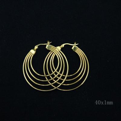 China Classic 316L Stainless Steel Fashion Jewelry Earrings Hoops Earrings LEH07 for sale