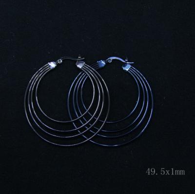 China Classic 316L Stainless Steel Fashion Jewelry Earrings Hoops Earrings LEH06-3 for sale