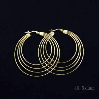 China Classic 316L Stainless Steel Fashion Jewelry Earrings Hoops Earrings LEH06-2 for sale
