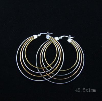 China Classic 316L Stainless Steel Fashion Jewelry Earrings Hoops Earrings LEH05 for sale