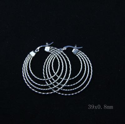 China Classic 316L Stainless Steel Fashion Jewelry Earrings Hoops Earrings LEH04 for sale