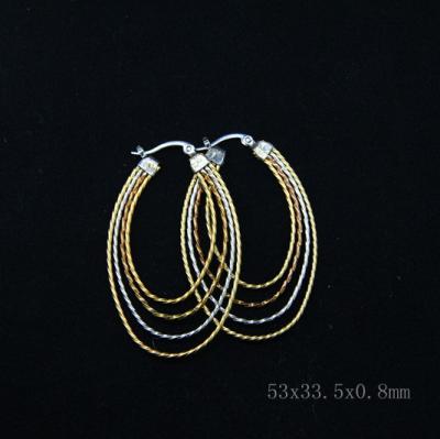 China Classic 316L Stainless Steel Fashion Jewelry Earrings Hoops Earrings LEH02 for sale