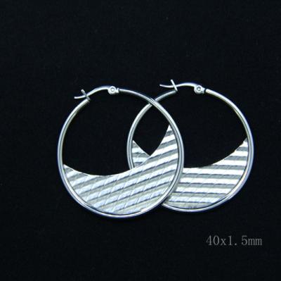 China Classic 316L Stainless Steel Fashion Jewelry Earrings Hoops Earrings LEH76 for sale