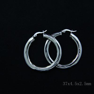 China Classic 316L Stainless Steel Fashion Jewelry Earrings Hoops Earrings LEH67 for sale