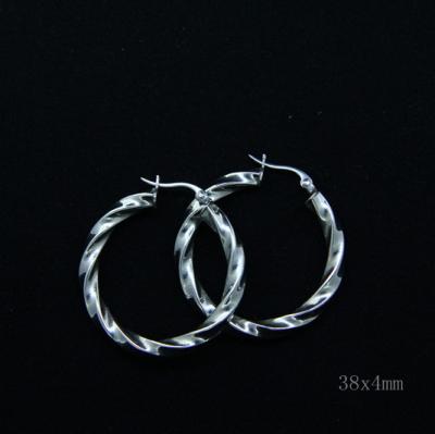 China Classic 316L Stainless Steel Fashion Jewelry Earrings Hoops Earrings LEH65 for sale