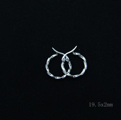 China Classic 316L Stainless Steel Fashion Jewelry Earrings Hoops Earrings LEH58 for sale