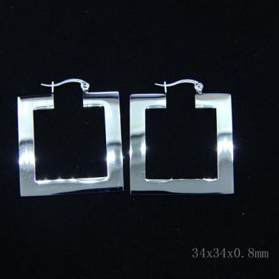 China Classic 316L Stainless Steel Fashion Jewelry Earrings Hoops Earrings LEH80 for sale