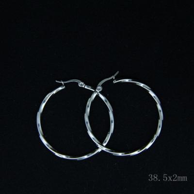 China Classic 316L Stainless Steel Fashion Jewelry Earrings Hoops Earrings LEH56-1 for sale