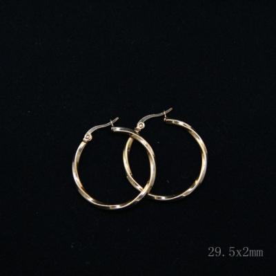 China Classic 316L Stainless Steel Fashion Jewelry Earrings Hoops Earrings LEH57-2 for sale