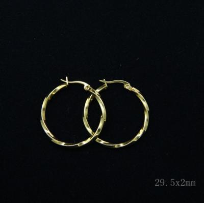 China Classic 316L Stainless Steel Fashion Jewelry Earrings Hoops Earrings LEH57-1 for sale