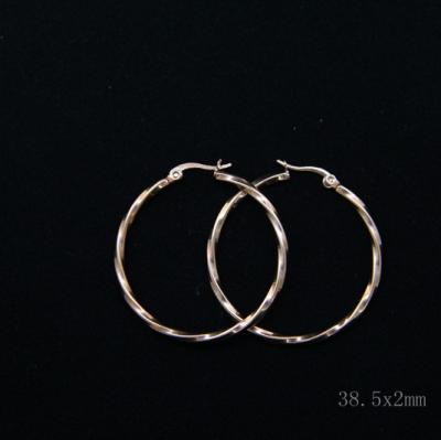 China Classic 316L Stainless Steel Fashion Jewelry Earrings Hoops Earrings LEH56-3 for sale