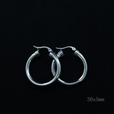 China Classic 316L Stainless Steel Fashion Jewelry Earrings Hoops Earrings LEH51 for sale