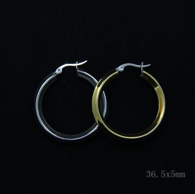 China Classic 316L Stainless Steel Fashion Jewelry Earrings Hoops Earrings LEH53 for sale