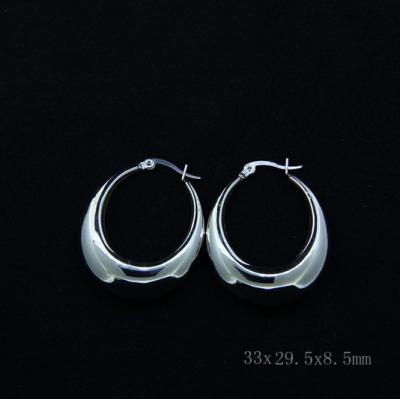 China Classic 316L Stainless Steel Fashion Jewelry Earrings Hoops Earrings LEH103 for sale