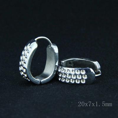 China Classic 316L Stainless Steel Fashion Jewelry Earrings Hoops Earrings LEH105 for sale