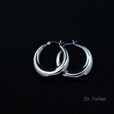 China Classic 316L Stainless Steel Fashion Jewelry Earrings Hoops Earrings LEH104 for sale