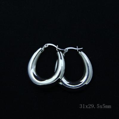China Classic 316L Stainless Steel Fashion Jewelry Earrings Hoops Earrings LEH102 for sale
