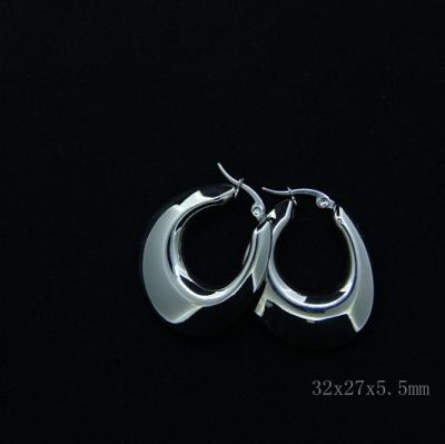 China Classic 316L Stainless Steel Fashion Jewelry Earrings Hoops Earrings LEH101 for sale