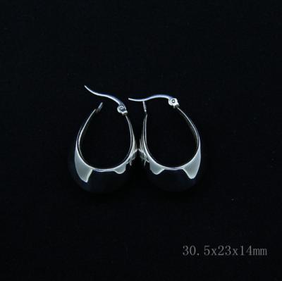 China Classic 316L Stainless Steel Fashion Jewelry Earrings Hoops Earrings LEH100 for sale
