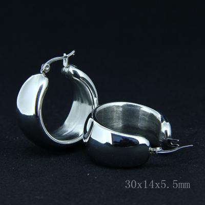 China Classic 316L Stainless Steel Fashion Jewelry Earrings Hoops Earrings LEH99 for sale