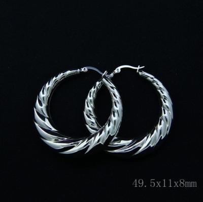 China Classic 316L Stainless Steel Fashion Jewelry Earrings Hoops Earrings LEH95 for sale