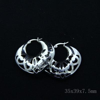 China Classic 316L Stainless Steel Fashion Jewelry Earrings Hoops Earrings LEH81-1 for sale
