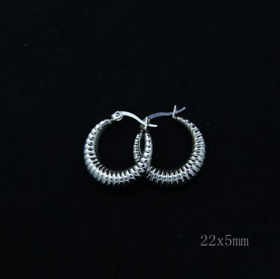 China Classic 316L Stainless Steel Fashion Jewelry Earrings Hoops Earrings LEH91 for sale