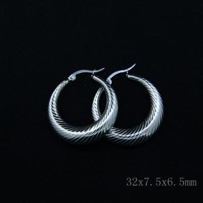 China Classic 316L Stainless Steel Fashion Jewelry Earrings Hoops Earrings LEH90 for sale