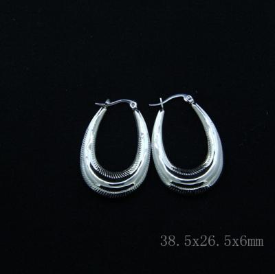 China Classic 316L Stainless Steel Fashion Jewelry Earrings Hoops Earrings LEH89 for sale